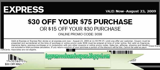 Free Promo Codes and Coupons 2023: Express Coupons