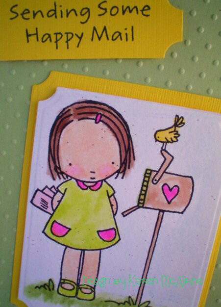 Dreaming and Creating: Happy Mail Cutesy Card