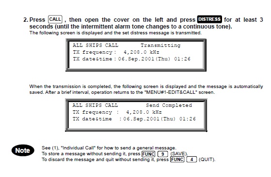 GMDSS(Global Maritime Distress and Safety System): Distress Realy Call ...