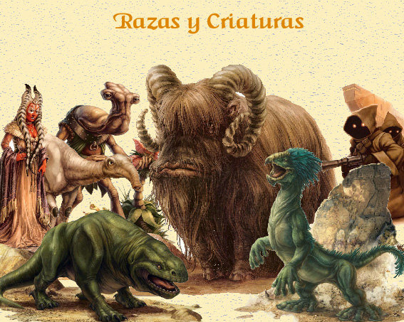 Distrito Star Wars: Razas y criaturas.