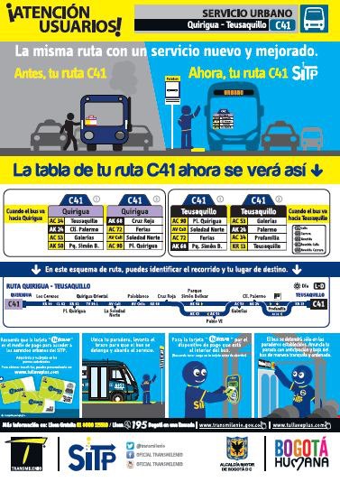 Sistema Integrado de Transporte Público en Bogotá: octubre 2012