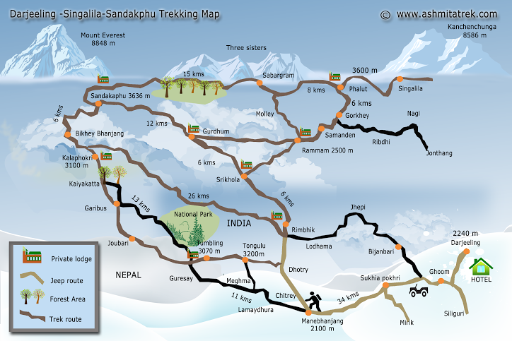 My Space...: Reminiscence of Sandakphu - Wanderwomen's journey - Day 2 ...