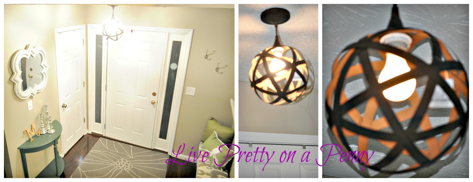 Let There Be Foyer Light! - Live Pretty on a Penny