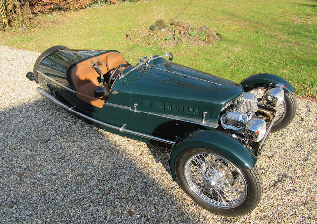 Aero Merlin MG 3 barrelback three wheeler: Alan's barrelback!