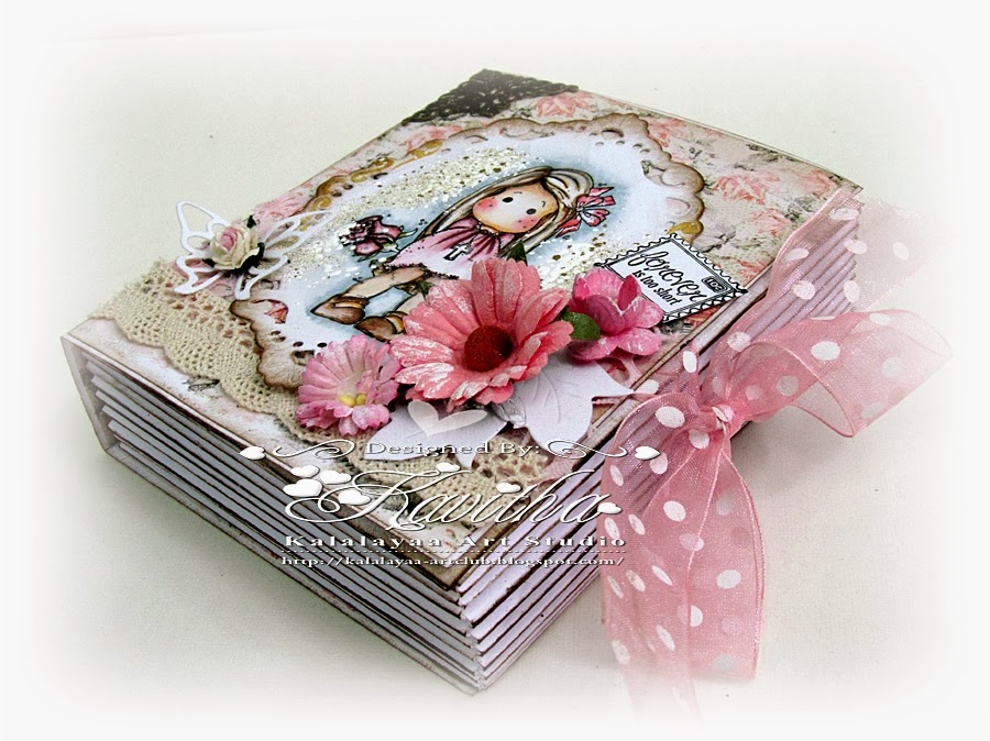 Kalalayaa's Art Stuido: BOOK BOX CARD