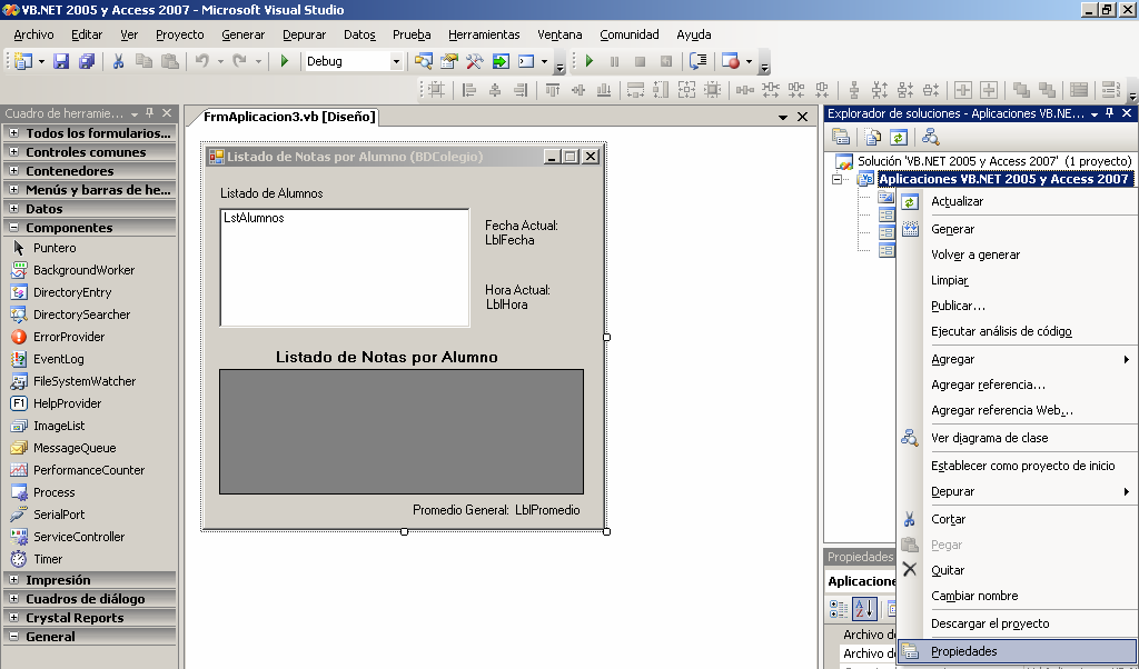 Tips De Programación Vbnet Y Sql Visual Basicnet 2005 Y Microsoft Access 2007