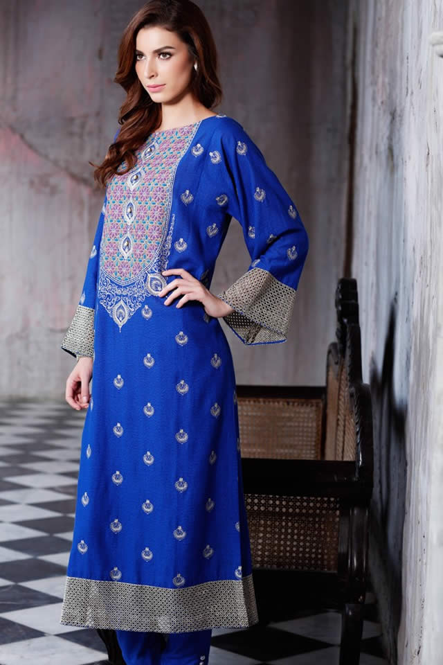 BAREEZE FALL WINTER DRESSES COLLECTION 2015 - Pakistani fashion dresses ...