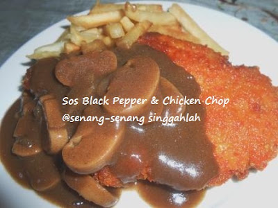 Senang-senang singgahlah.....: Sos Black Pepper Bercendawan