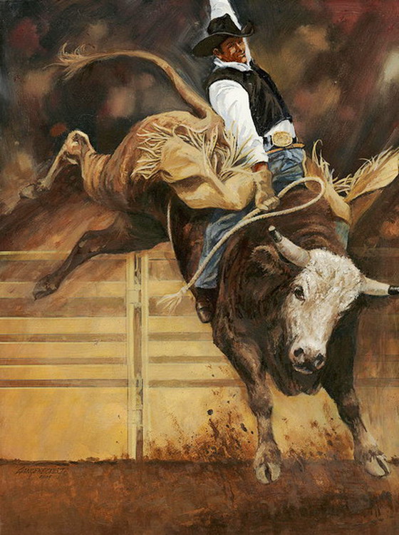 Historia y evolución de la pintura artística : Domando al Caballo ...