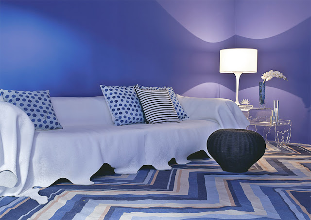 SALA AZUL - BLUE LIVING ROOM IDEA : SALAS Y COMEDORES DECORACION DE ...