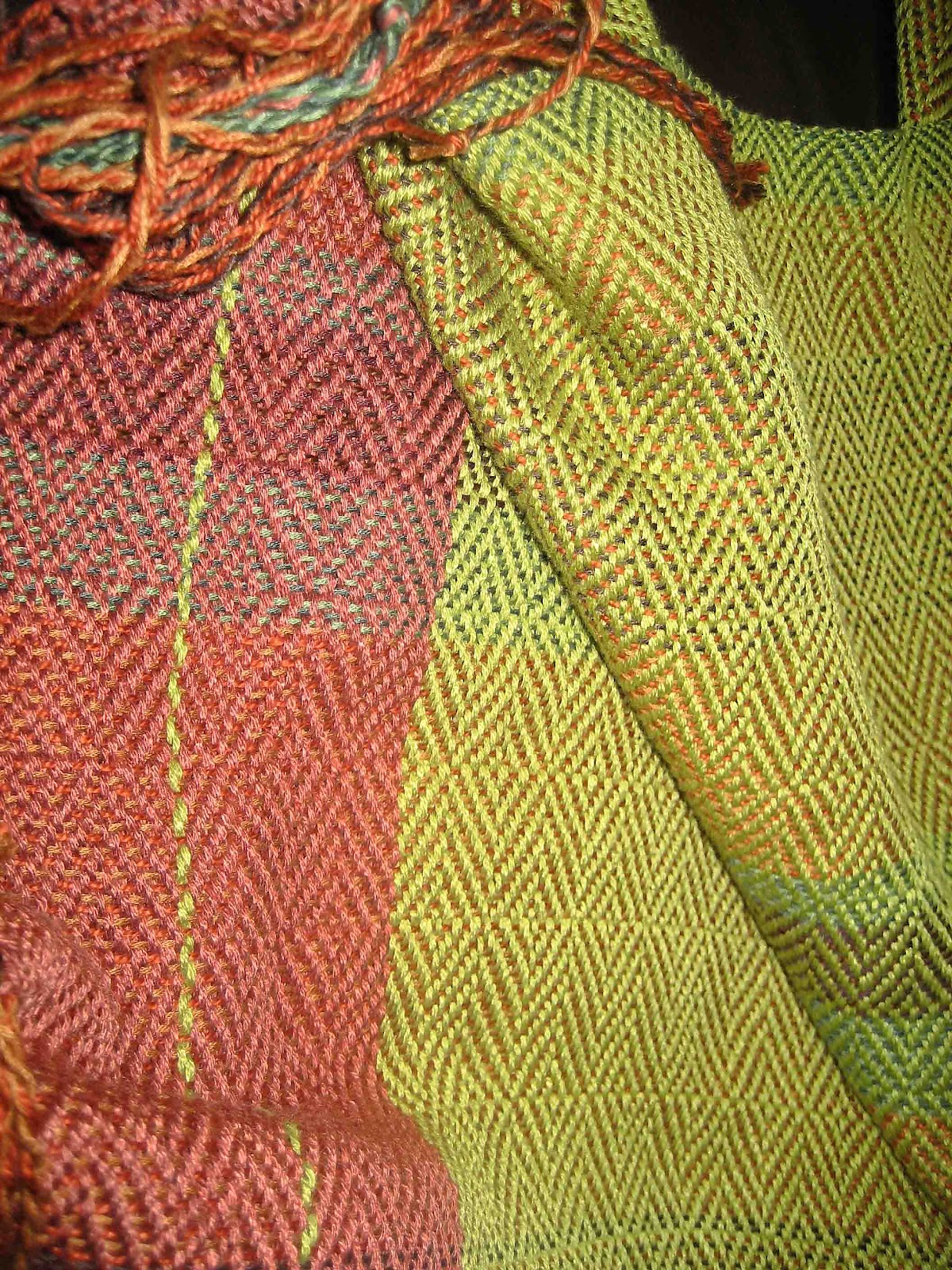 Not 2 Square Weavers: Color and Pizazz in Handwoven Shawls