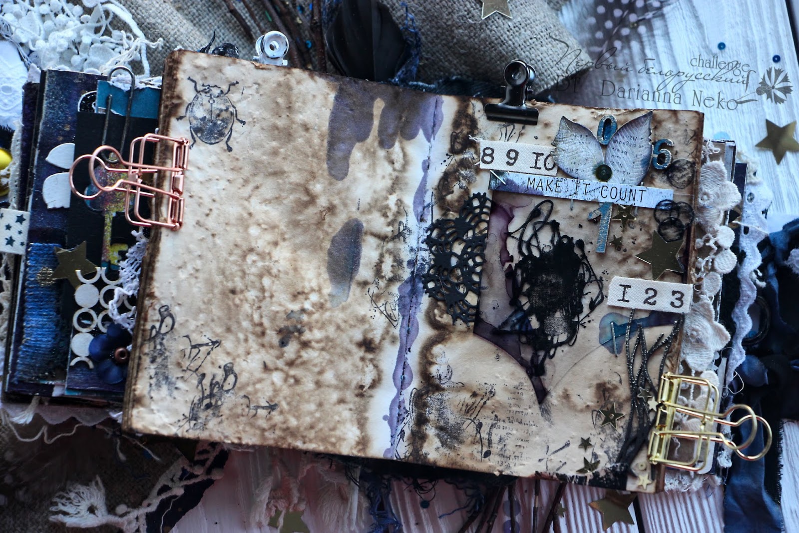 NEKO handmade: Junk-book "Under the stars"