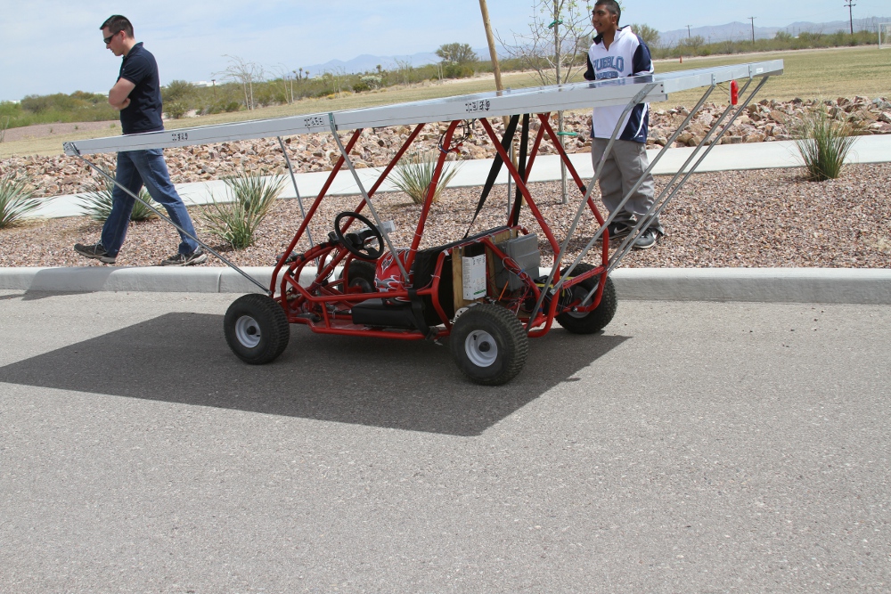 The Warriors: Testing the Go-Karts before the race