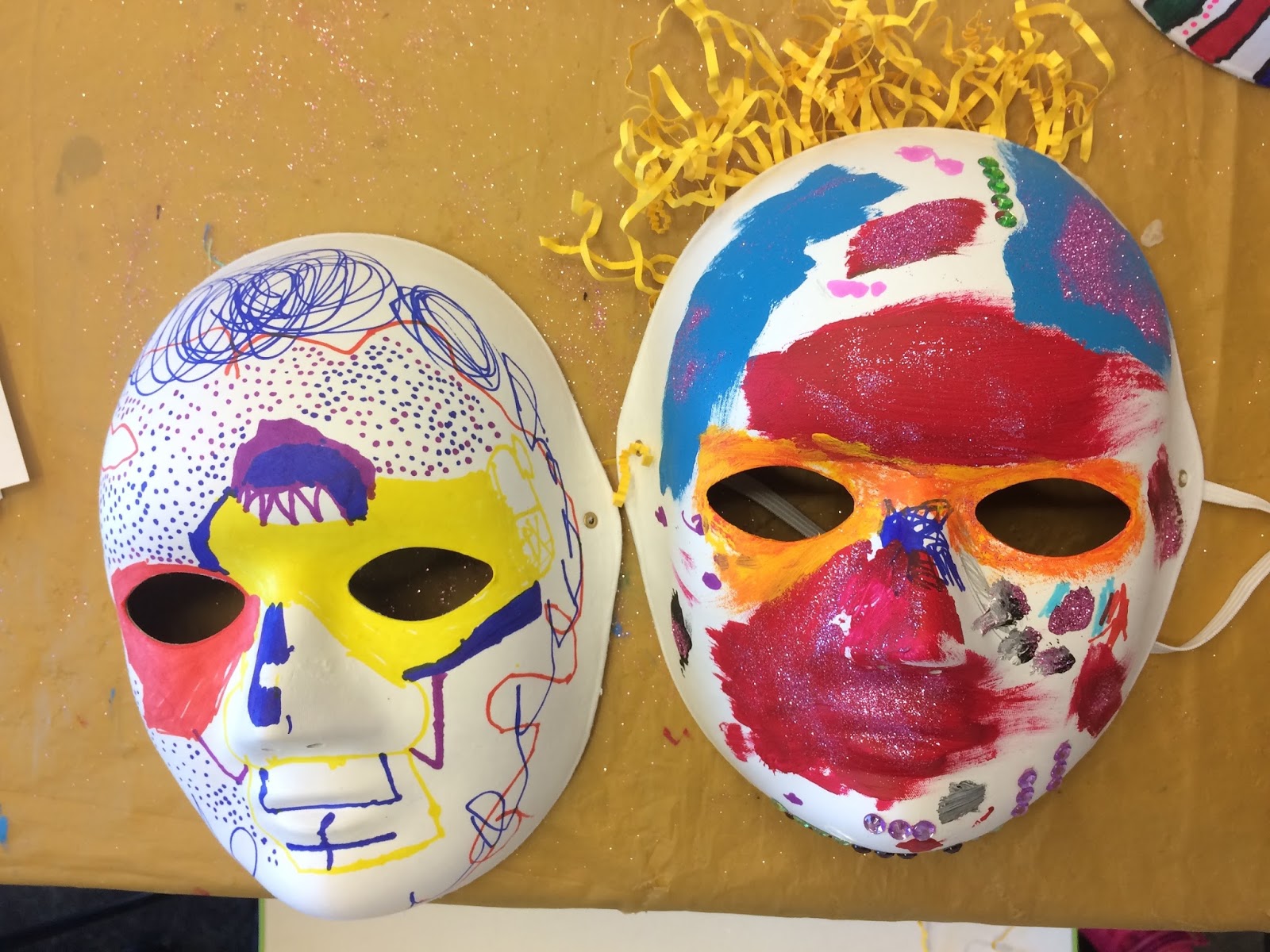 Art Class with Naomi: Painted Masks