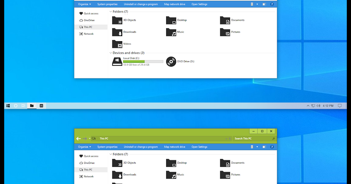 Ciio Aero Theme For Windows10 November 2019 Update 1909 - Cleodesktop I ...