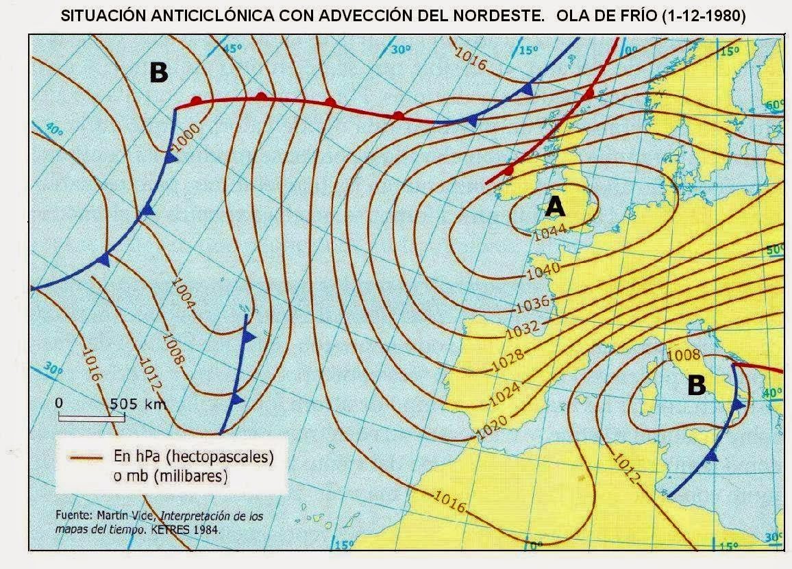 Antonio Alonso España Geografia: Comentario de mapas meteorológicos. Ud 2.