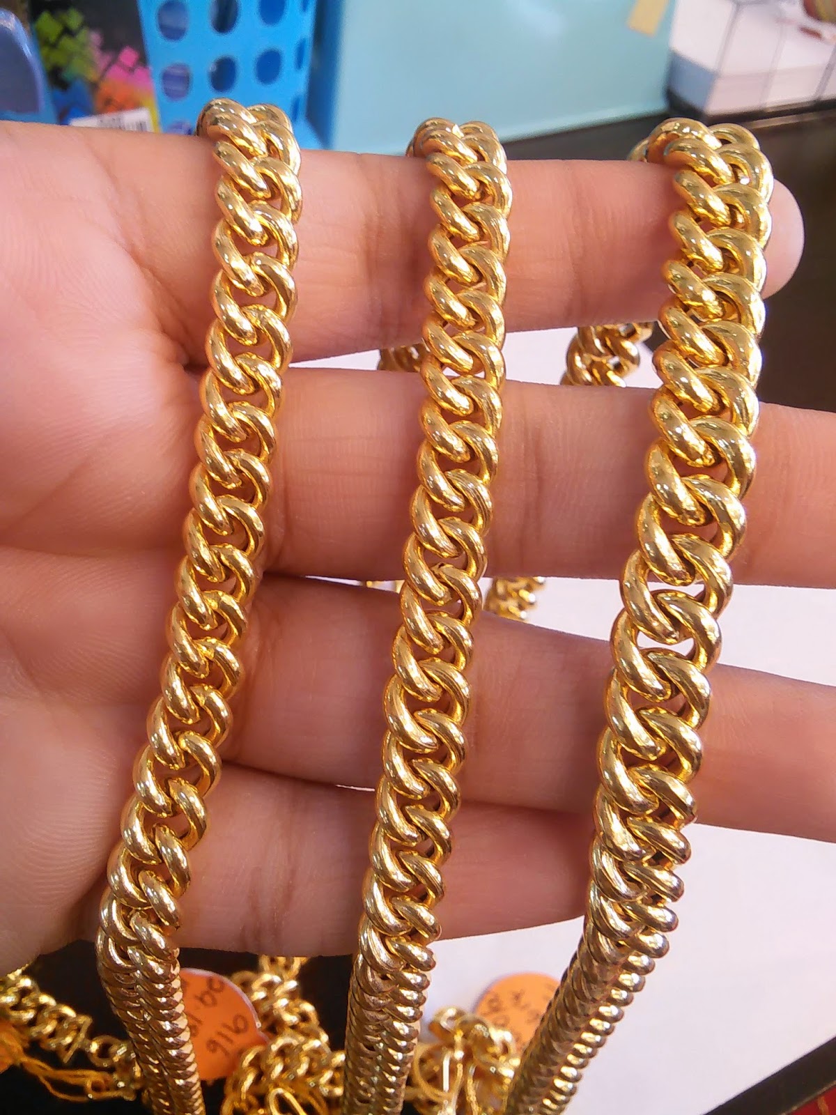 RANTAI LEHER EMAS 916 ~ KEDAI EMAS MUHAMAD RAPI BIN RANI