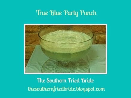 "The Southern Fried Bride": April Showers: True Blue Party Punch