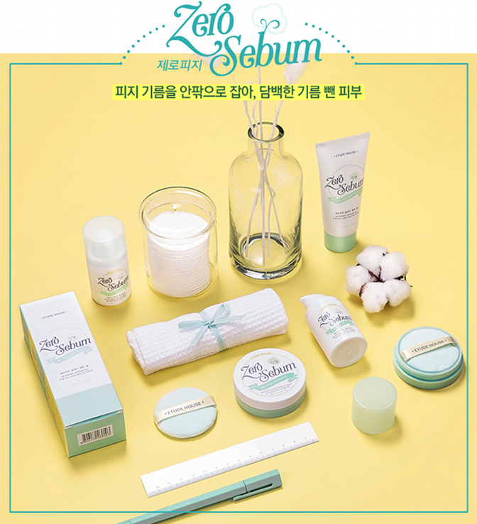 Etude House Zero Sebum Line | Memorable Days : Beauty Blog - Korean ...