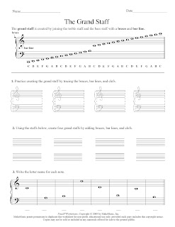 Miss Jacobson's Music: THEORY #8: GRAND STAFF NOTE READING