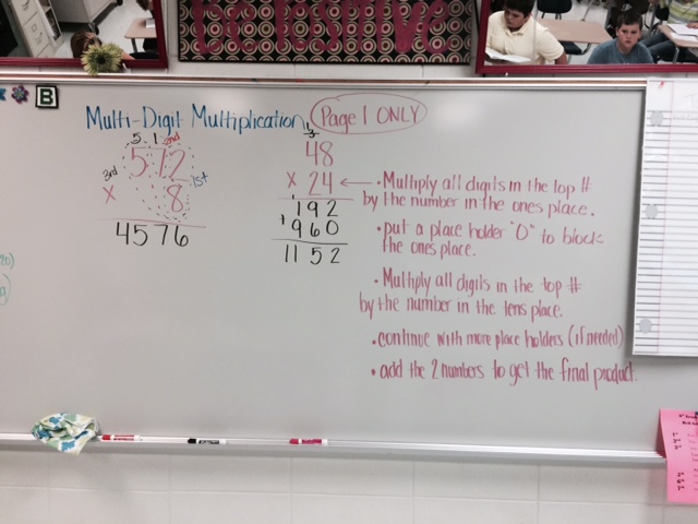 Mrs. White's 6th Grade Math Blog: MULTI-DIGIT MULTIPLICATION NOTES