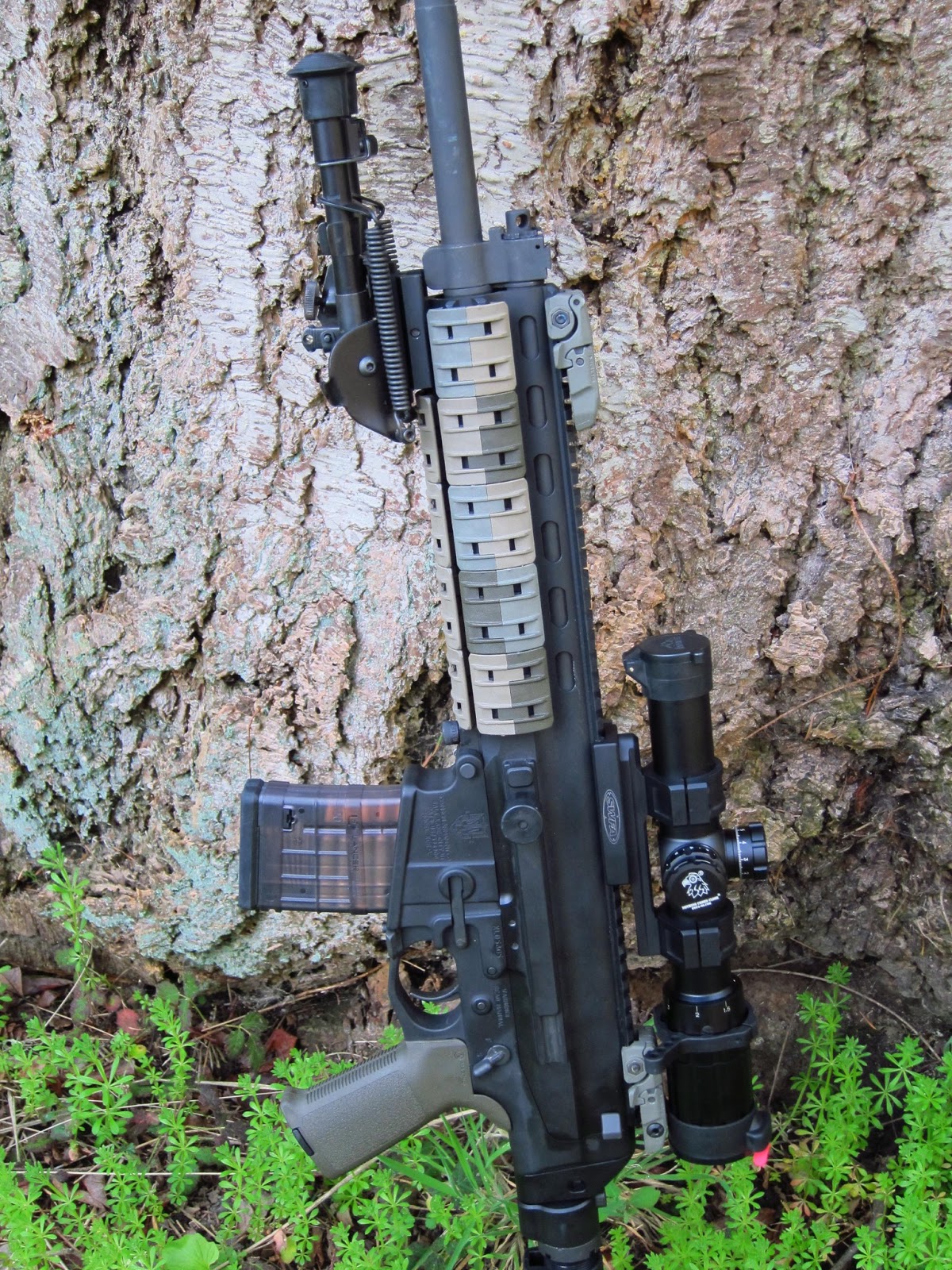 Red Crow Gear: SWFA SS 1x4-24 Illuminated Scope.