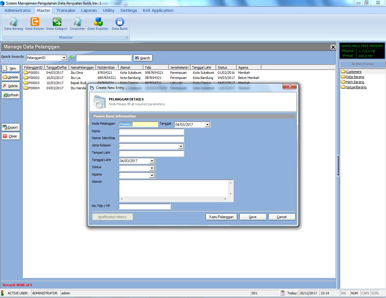 Source Code Sistem POS, Point Of sales, Penjualan Barang dengan VB.6 ...