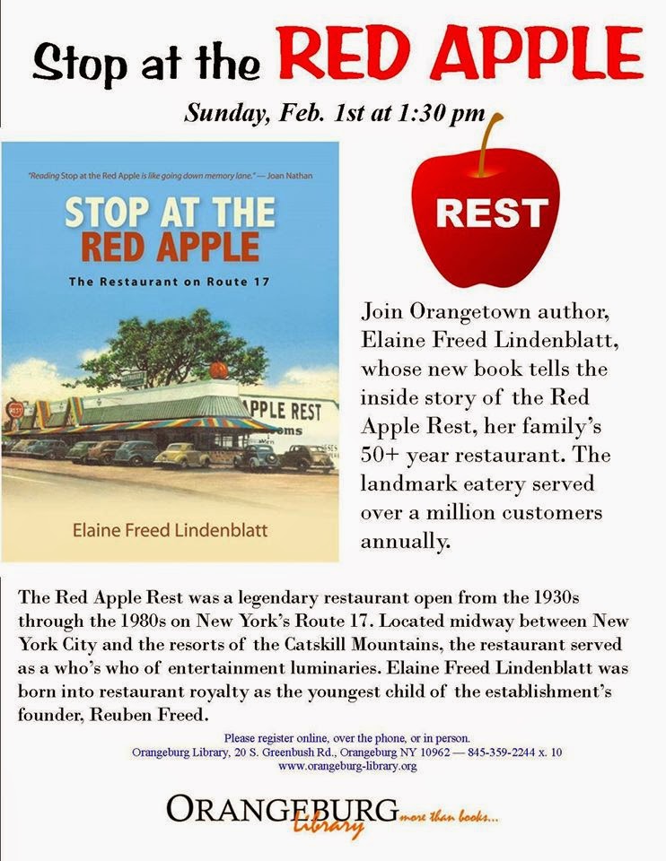 ORANGEBURG LIBRARY BLOG: Book Talk: Stop at the Red Apple