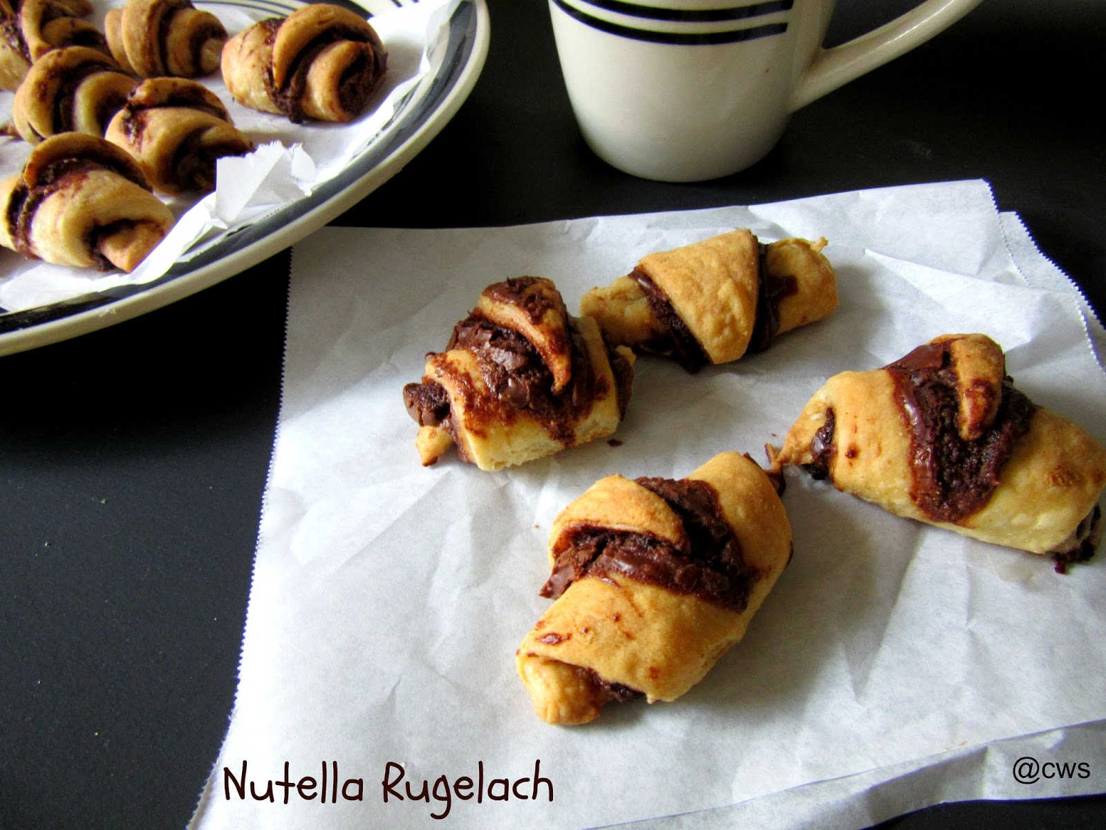 Nutella Rugelach - Cooking With Sapana