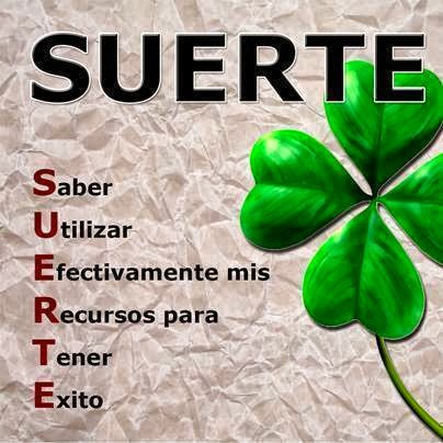 Suerte ~ Mejores Mensajes