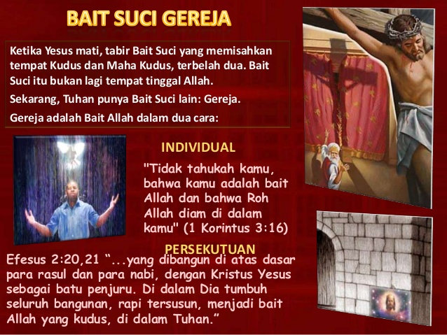 RENUNGAN ROHANI KATOLIK: KAMU ADALAH BAIT ALLAH