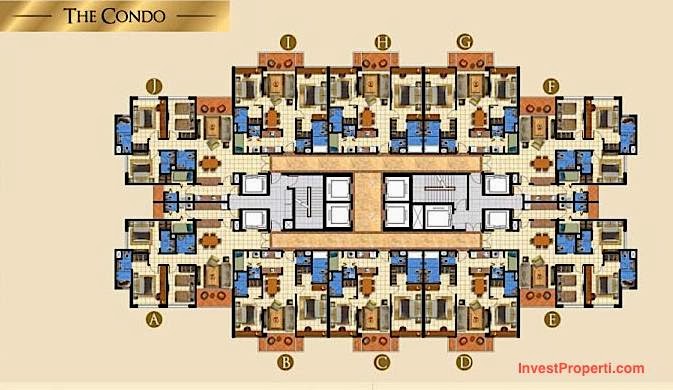 Floor Plan The Condo Taman Anggrek Residence - Apartemen Taman Anggrek ...