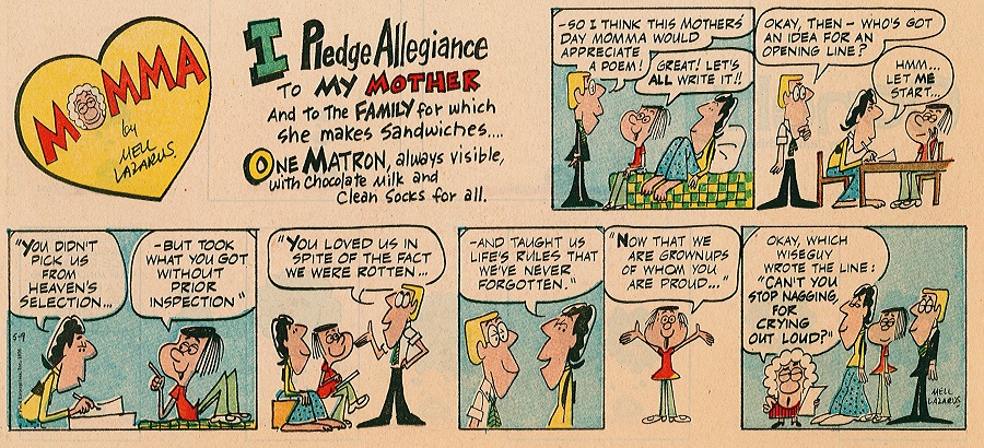 Baking the Baker: Sunday comics: Momma