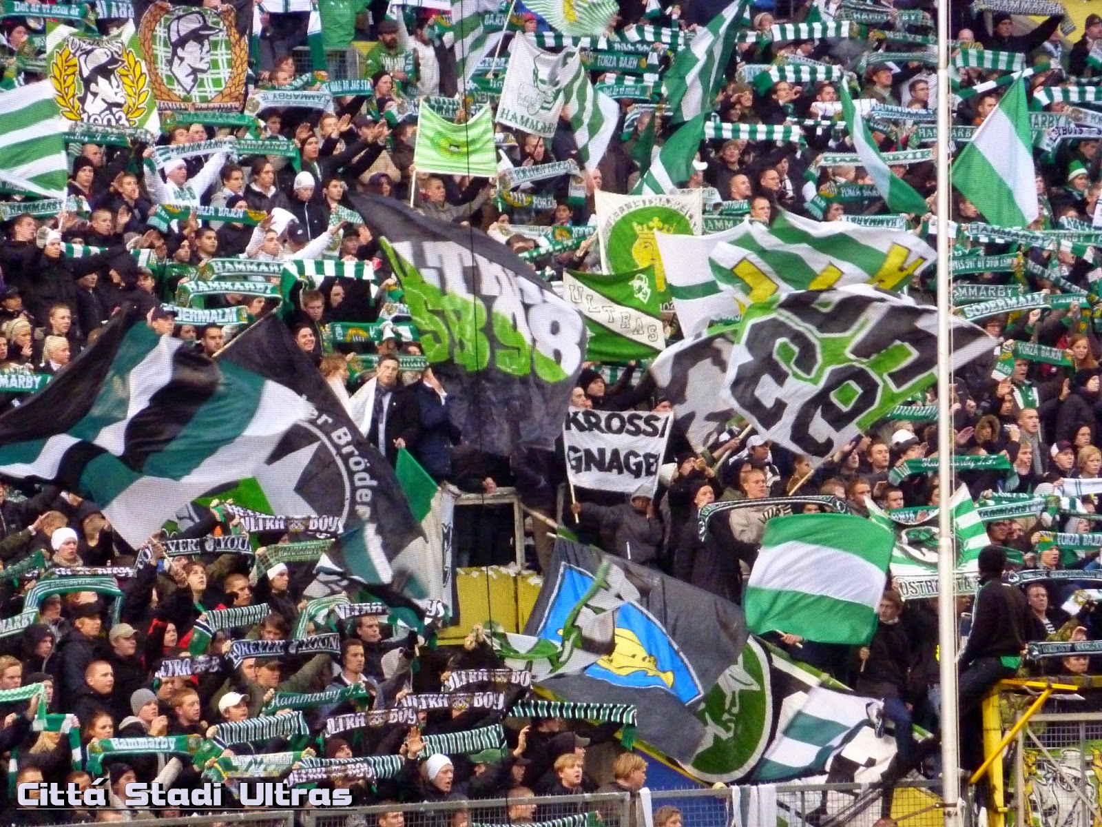 Città Stadi Ultras: Hammarby IF - AIK Solna
