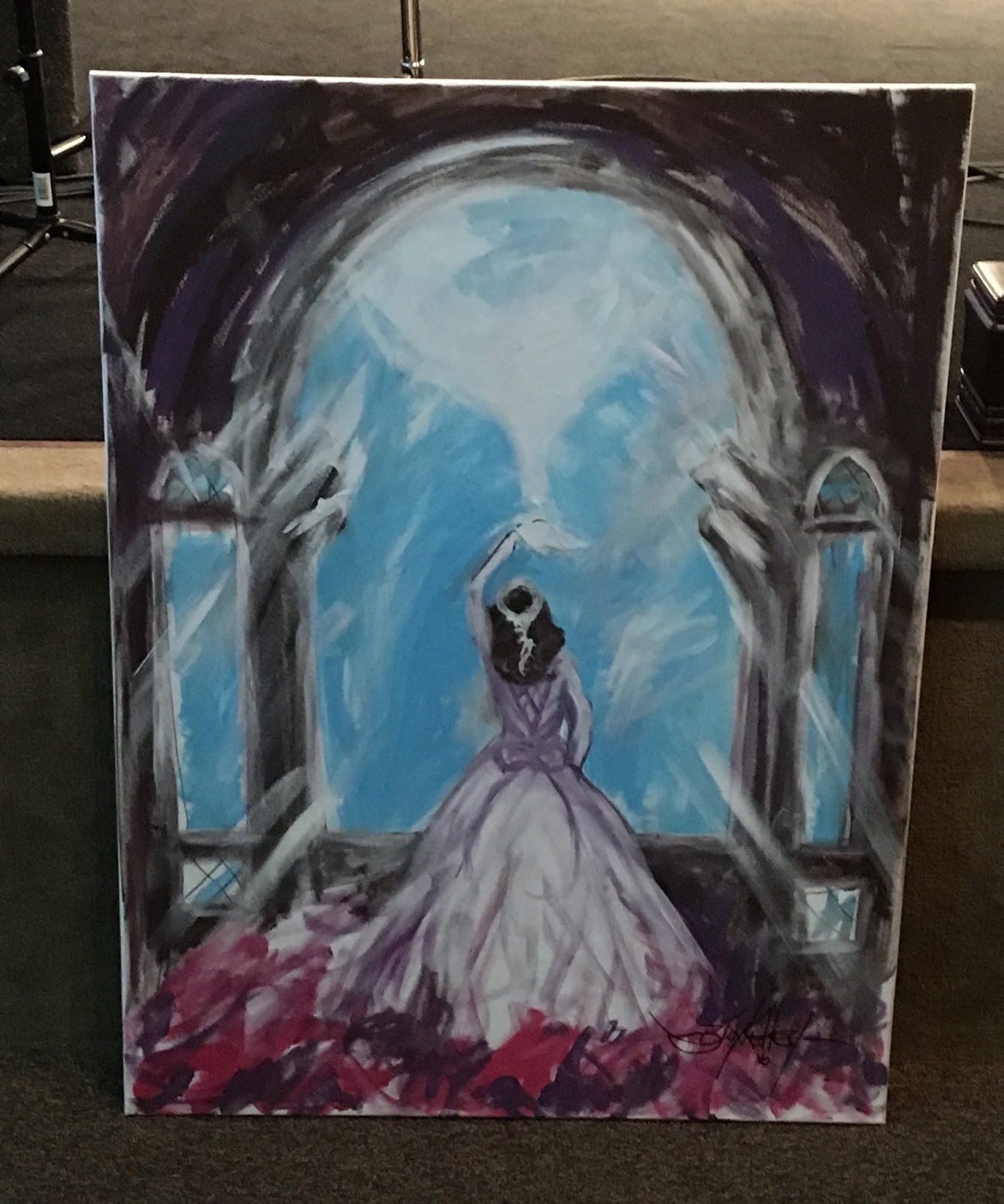 Spontaneous Sputterings: He Paints with Passion