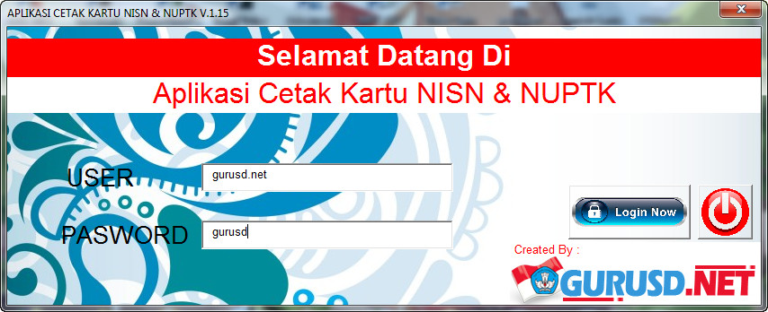 Aplikasi Cetak Kartu NISN dan NUPTK Super Simpel dengan Excel Terbaru ...
