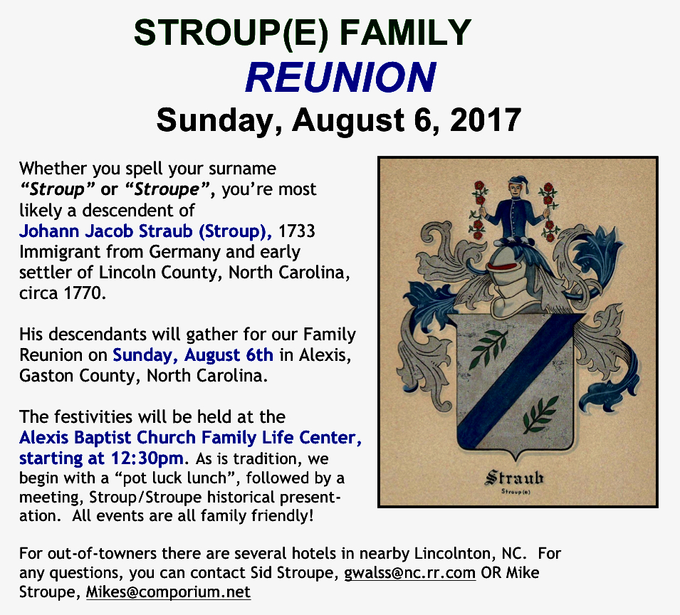 Jacob Stroup Family: June 2017