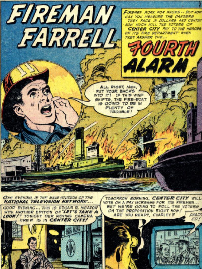 Dave's Comic Heroes Blog: Showcase On Fireman Farrell