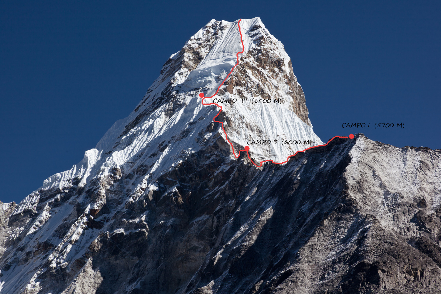 Mountain dreams: LA PERLA DEL HIMALAYA, CUMBRE DEL AMA DABLAM, I