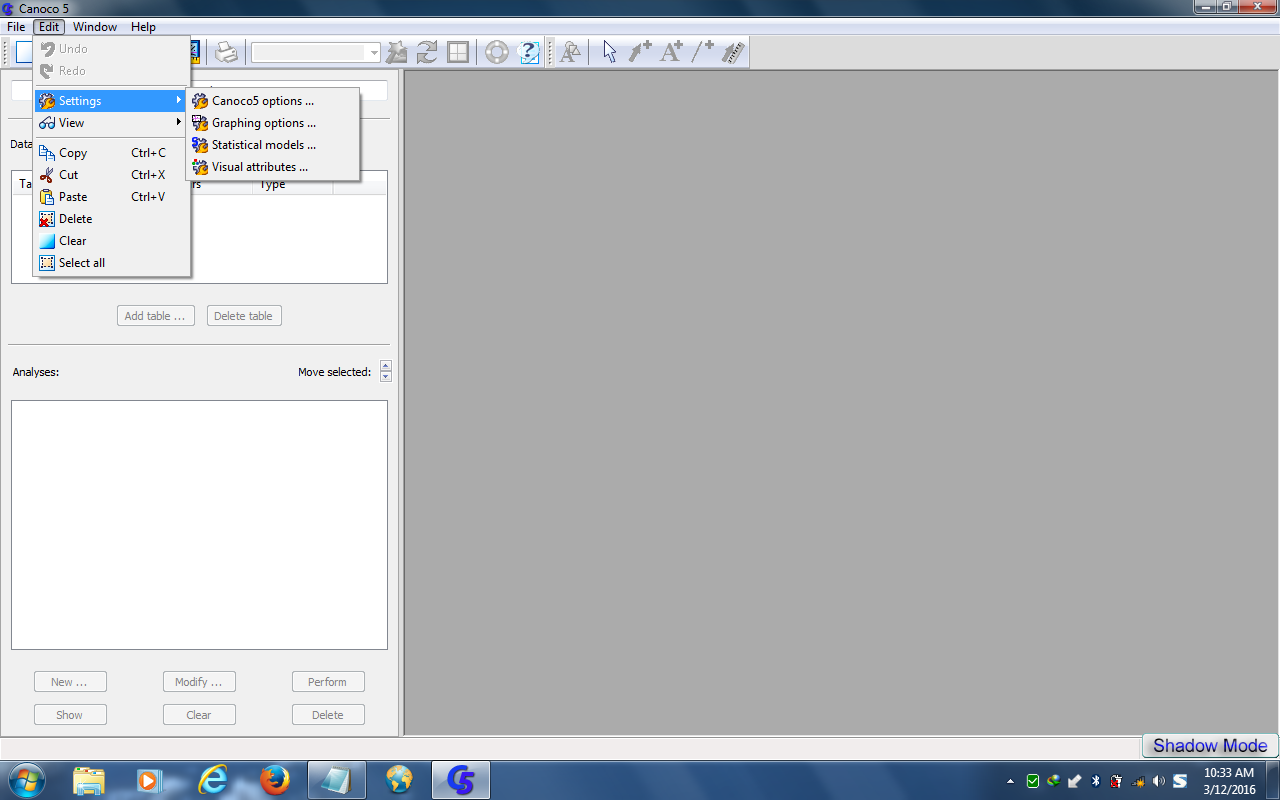 Siantarsof: CANOCO STATISTIC 5.04