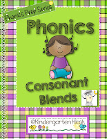 Kindergarten Kiosk: Phonics Practice Worksheets: Phonics Prep