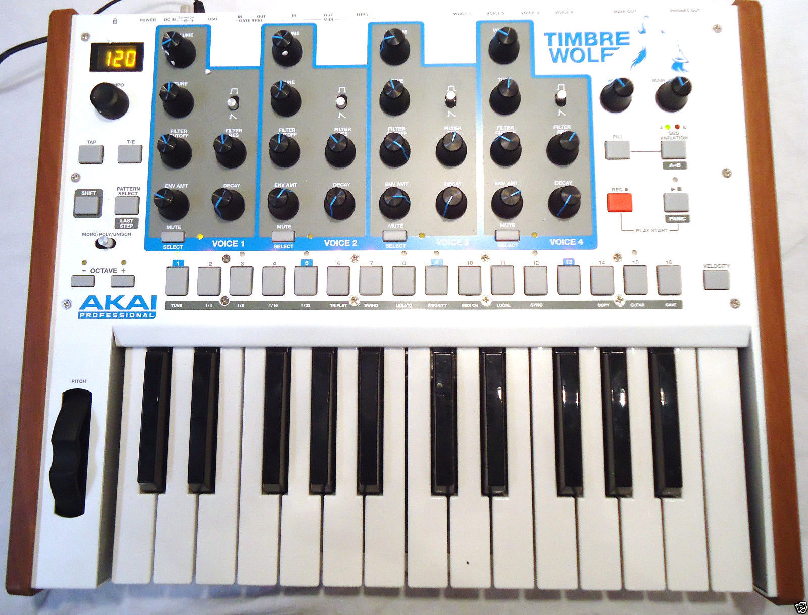 MATRIXSYNTH: Akai Timbre Wolf Analog Synthesizer with Original Box