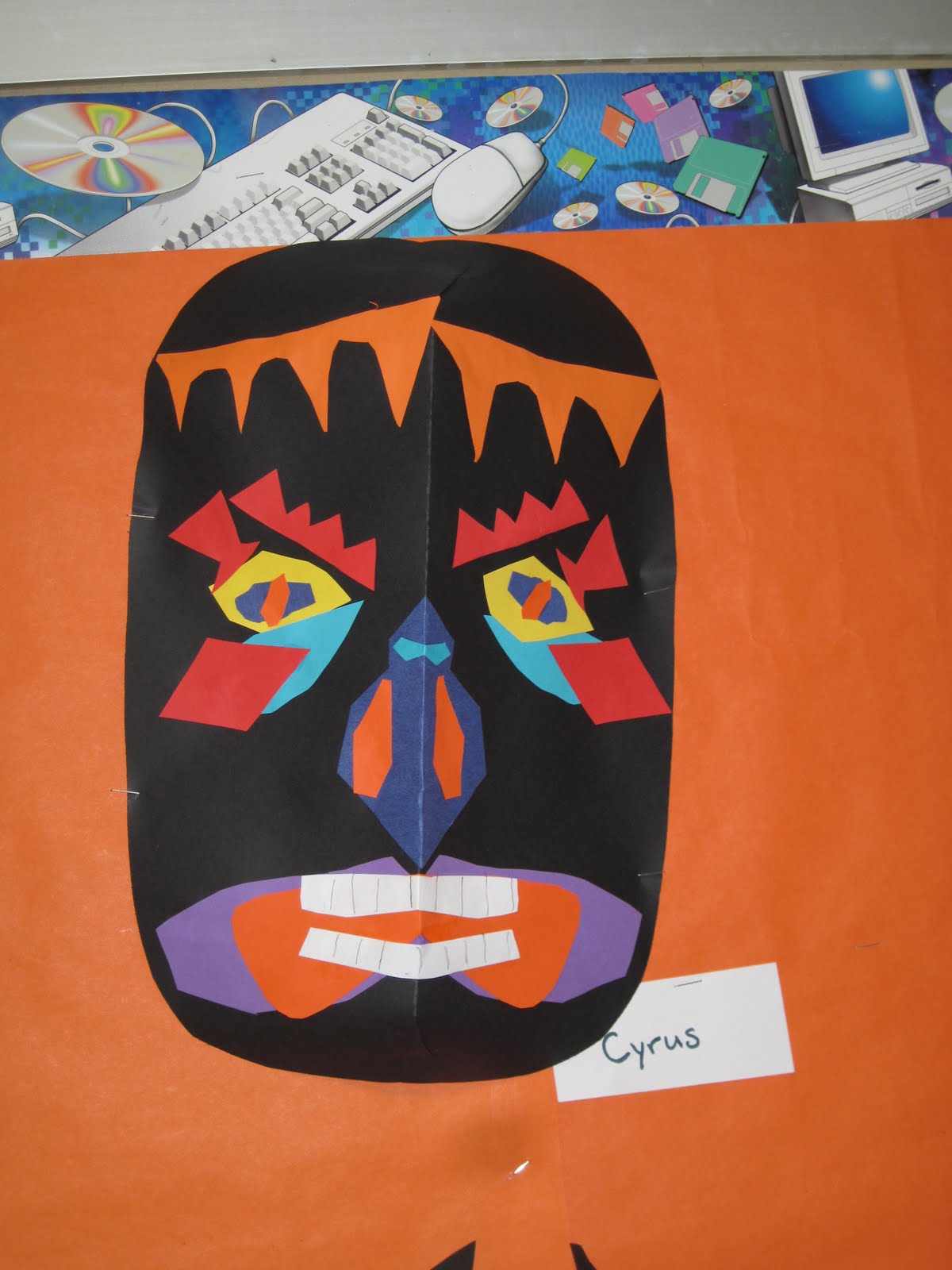 Lines, Dots, and Doodles: Symmetrical Masks, 3rd Grade