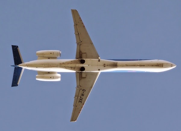 La forma del ala (ala en flecha Vs ala recta)