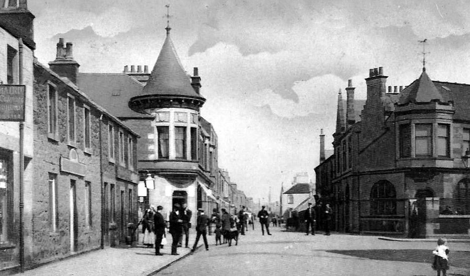 Tour Scotland: Old Photograph West High Street Methil Fife Scotland