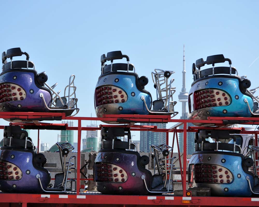 Toronto Grand Prix Tourist - A Toronto Blog: CNE setup - A Toronto Blog