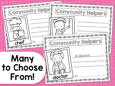 Labor Day Emergent Reader and Community Helpers Activities | The ...