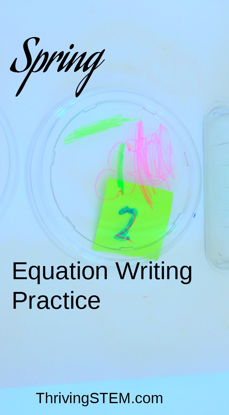 Fun Spring Equation Writing Practice - Thriving STEM