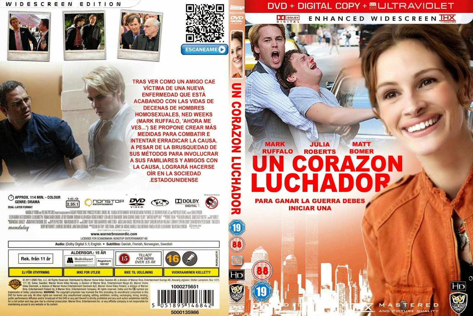 Cover: The normal heart dvd