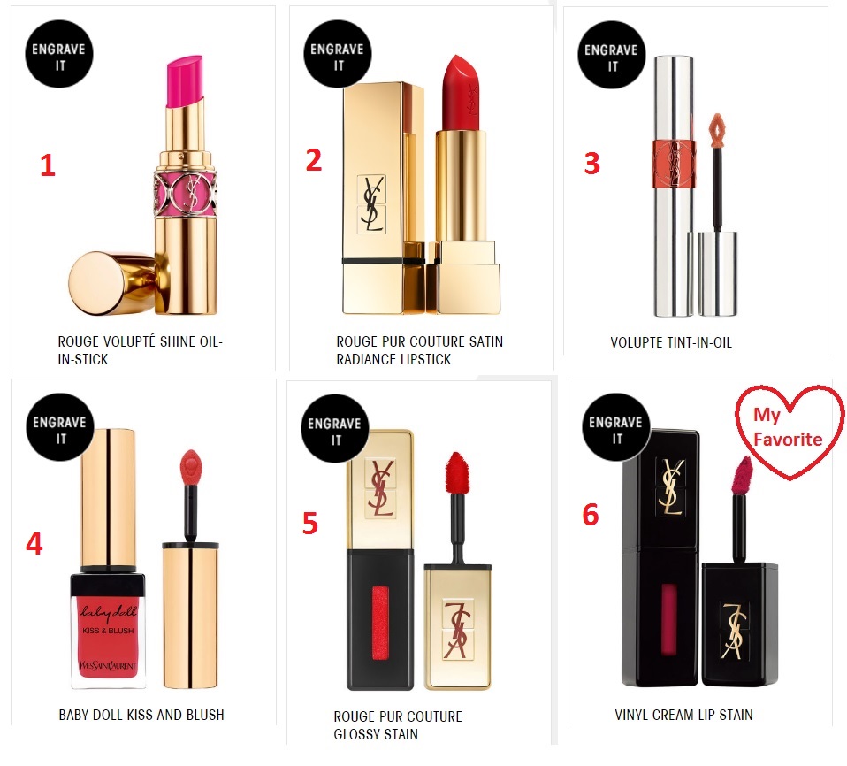 My Journey with YSL Beauty Products : All About Lips ~ Never ending ...